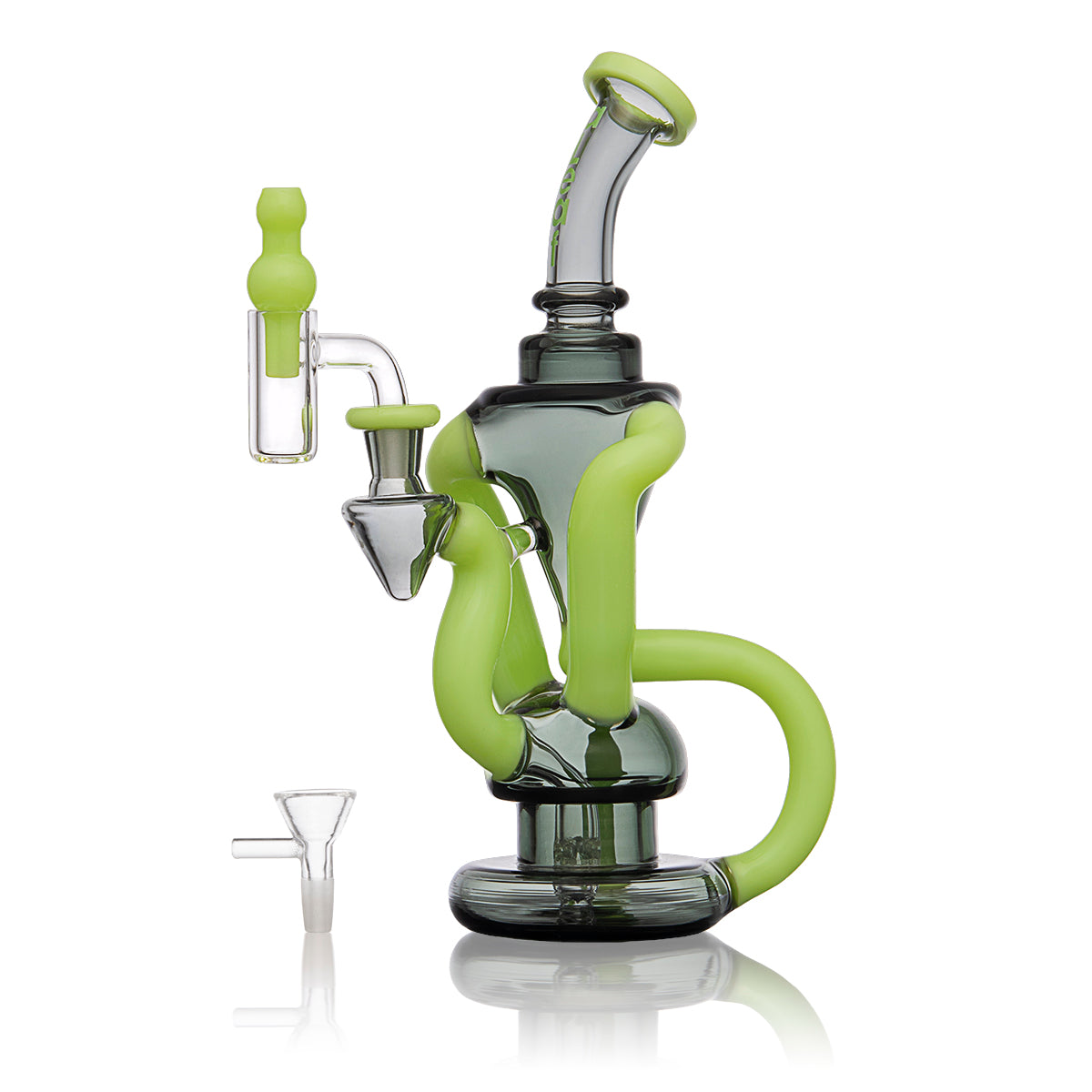 The Dalia 65 Mini Recycler Aleaf Glass