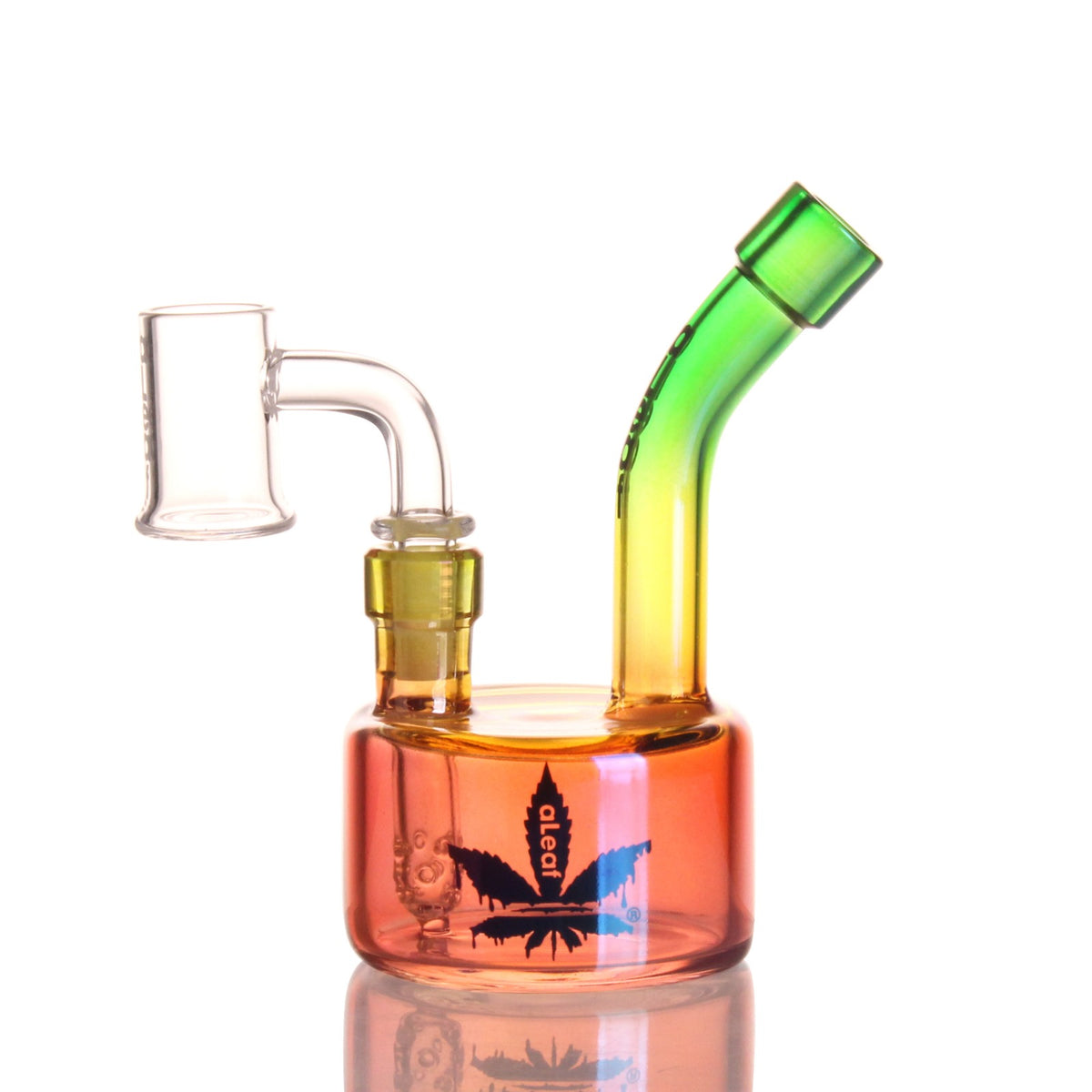 4.7" Mini Rig - The Compass – aLeaf Glass