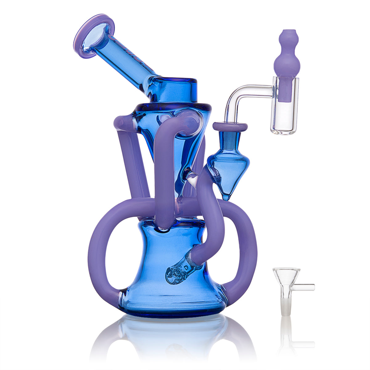 The Nuha 5.5" Mini Recycler – aLeaf Glass