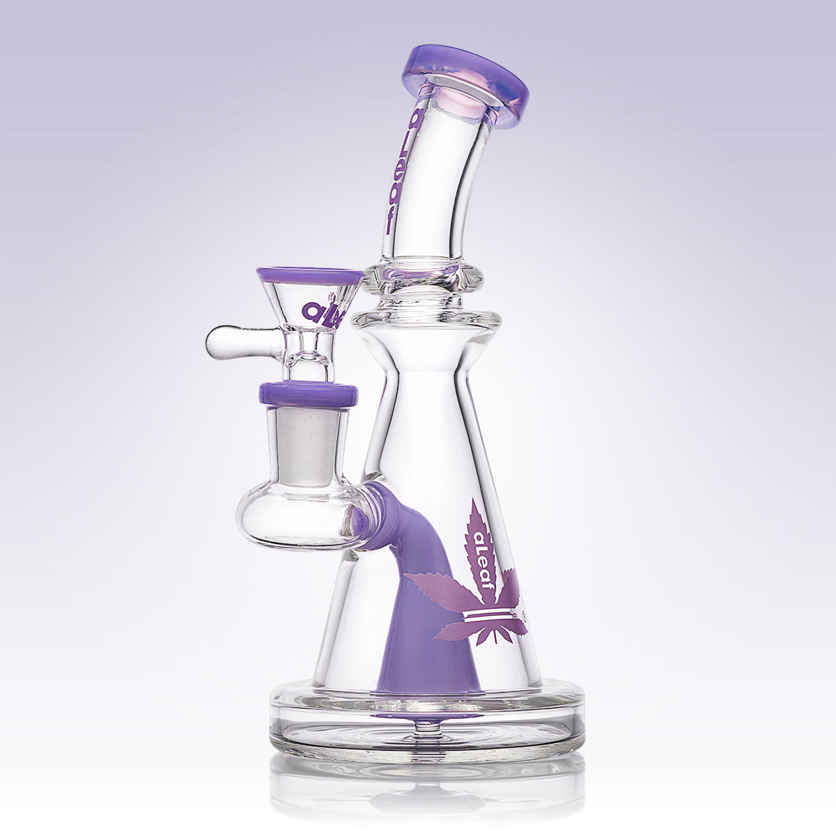 7" aLeaf Azora Mini Rig | Compact Glass Water Pipe | aLeaf Glass