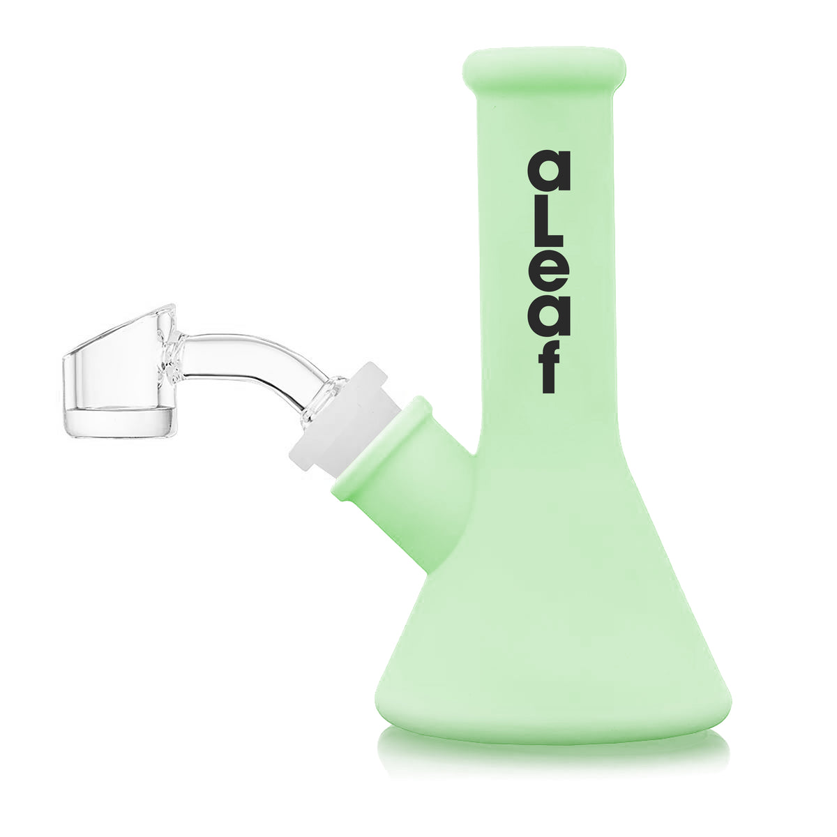 5" aLeaf® Silicon Water Pipe w/ 45 Degree Banger – aLeaf Glass