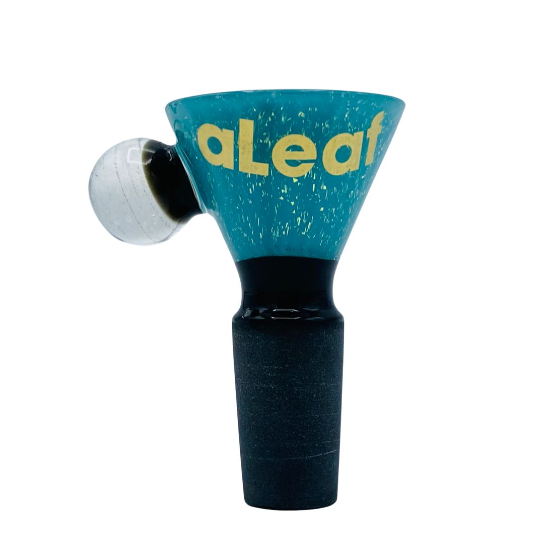aLeaf® Dicro Funnel Bowl with Galaxy Surprise in handle. – aLeaf Glass