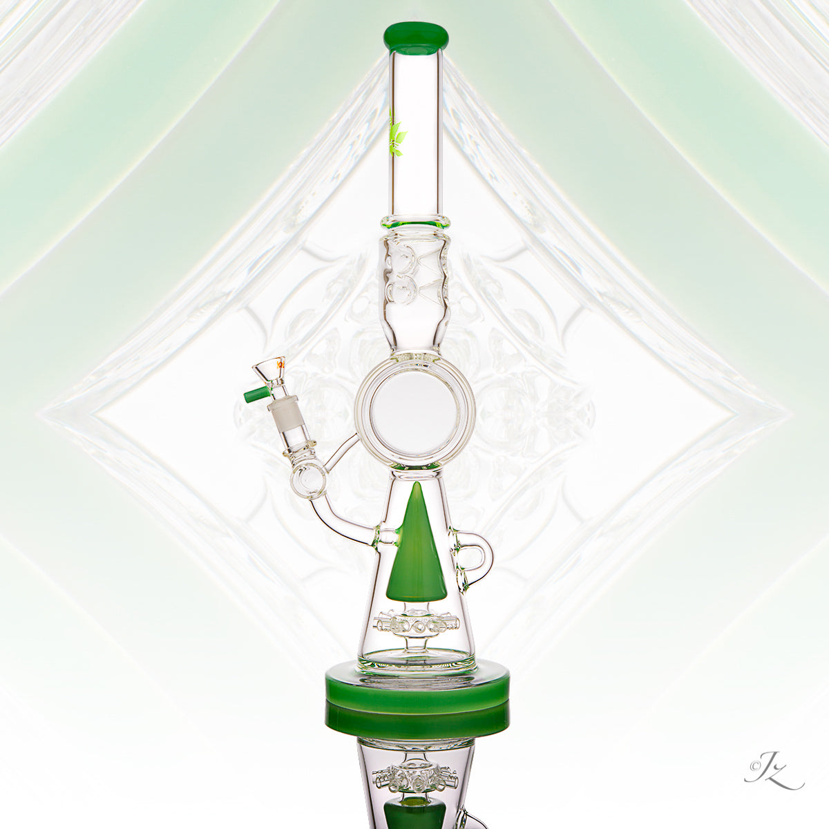 17" Uni Cylinder Water Pipe – aLeaf Glass