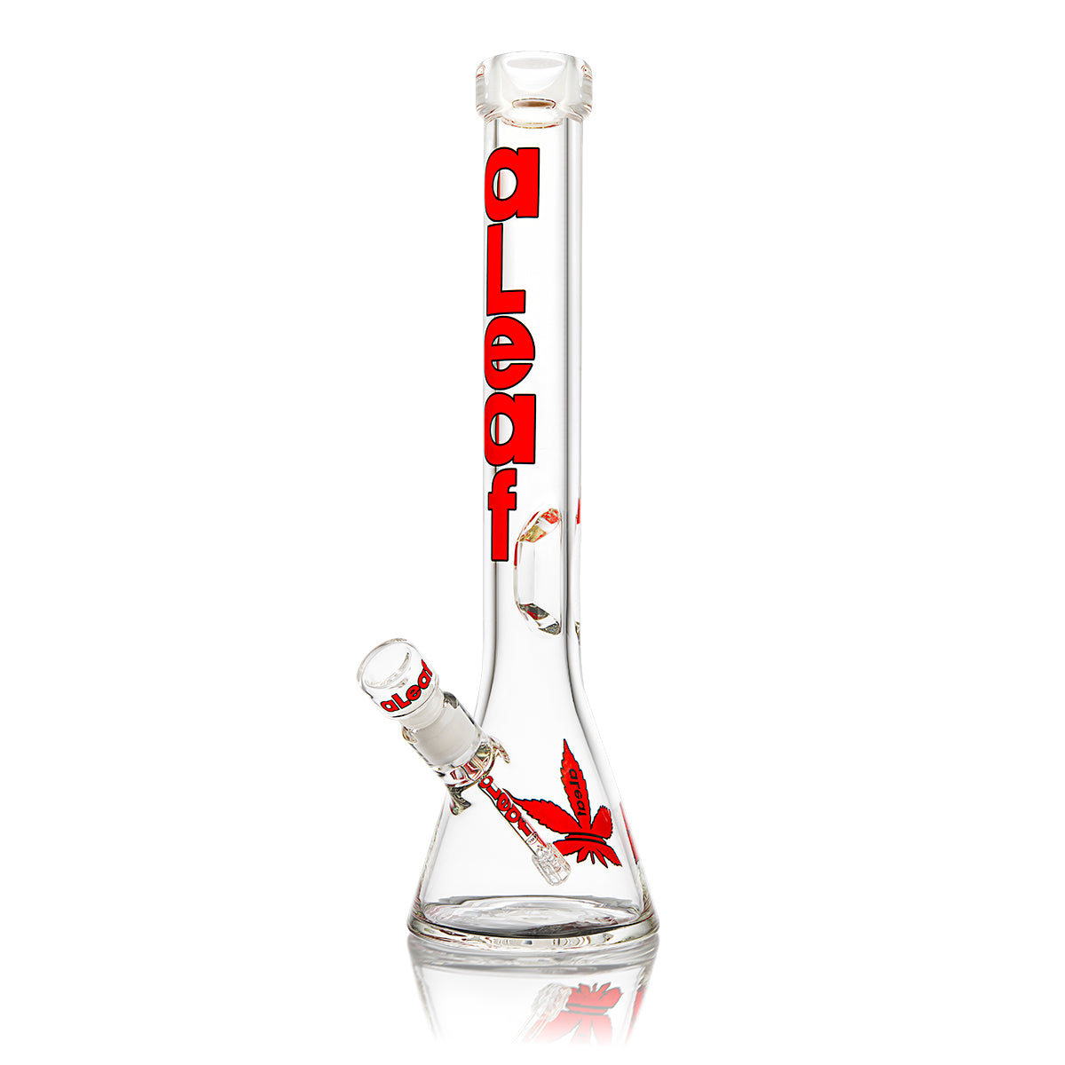 18" aLeaf® Spec Head 9MM Beaker Water Pipe – aLeaf Glass