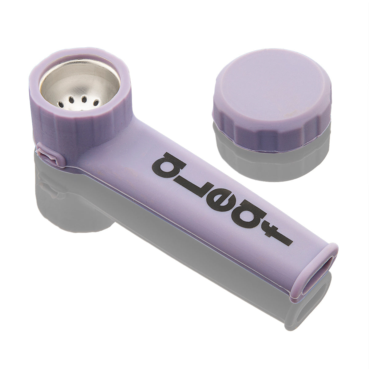 3.5" Silicon Hand Pipe w/Cap – aLeaf Glass