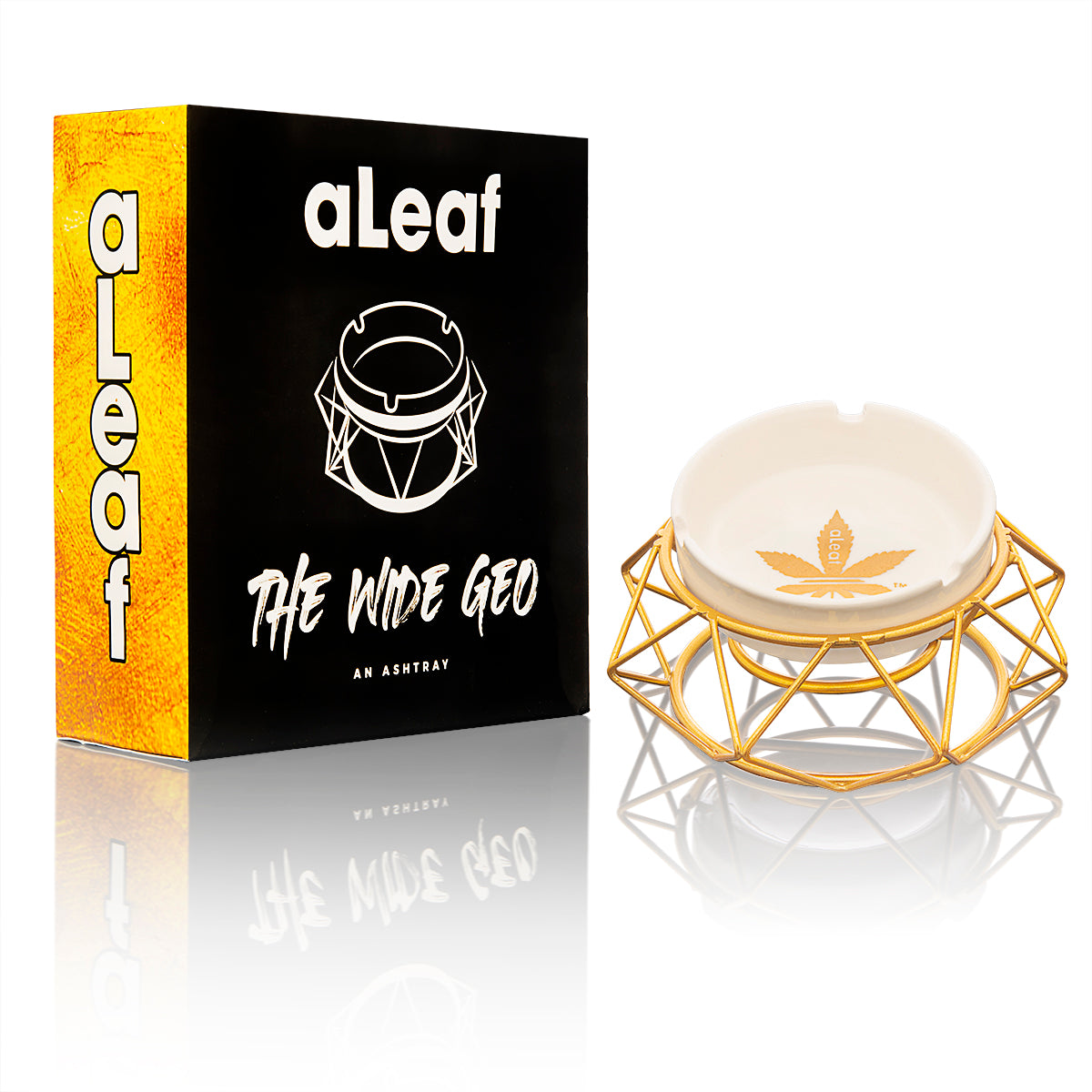 The Tall/Wide Geo - An Ashtray – aLeaf Glass