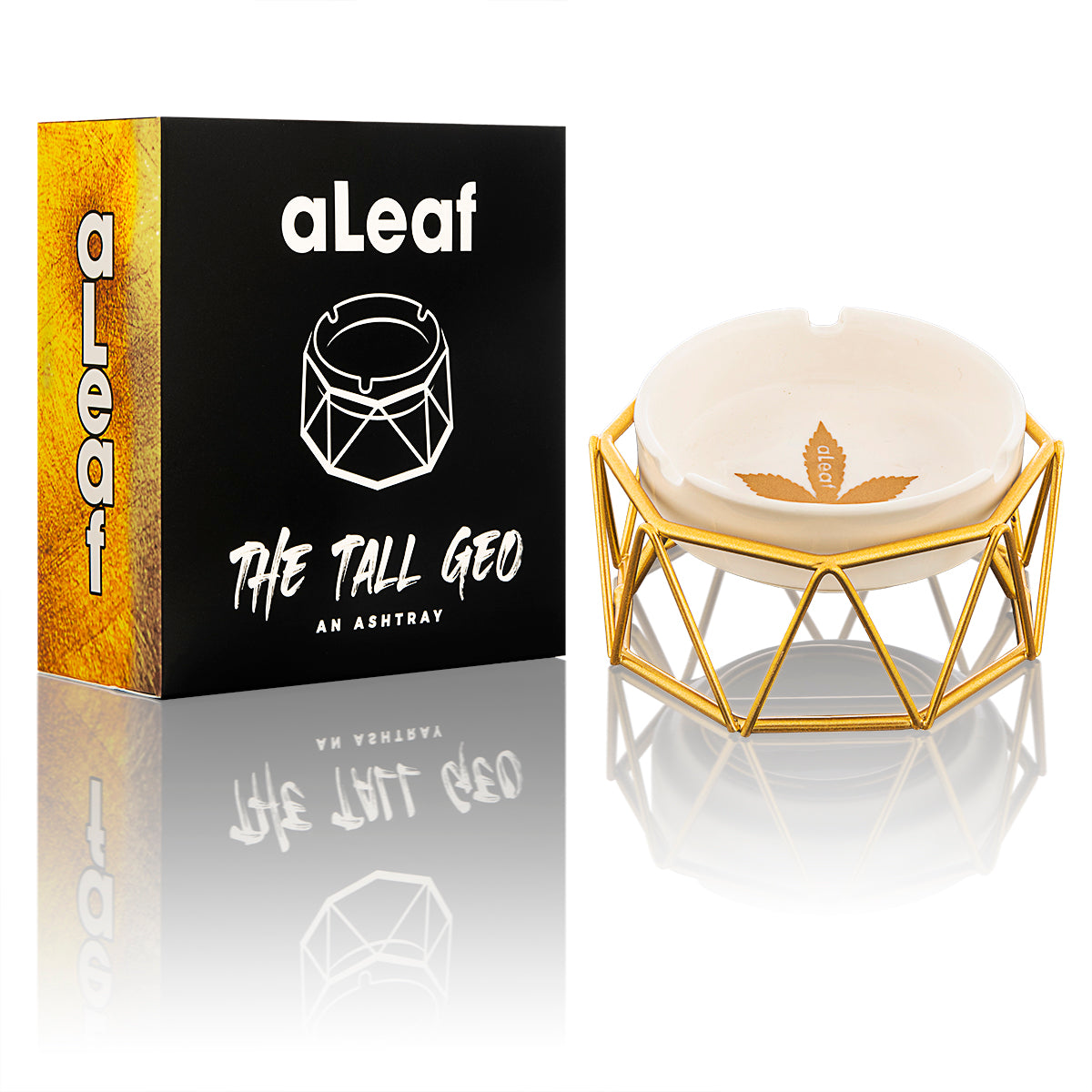 The Tall/Wide Geo - An Ashtray – aLeaf Glass