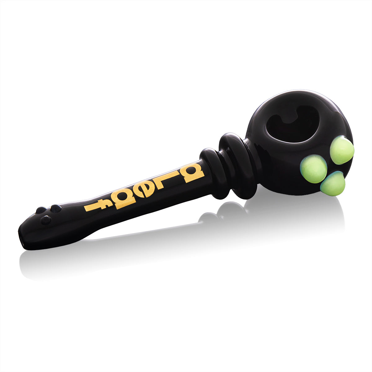 4" Triple Dotted Spoon – aLeaf Glass