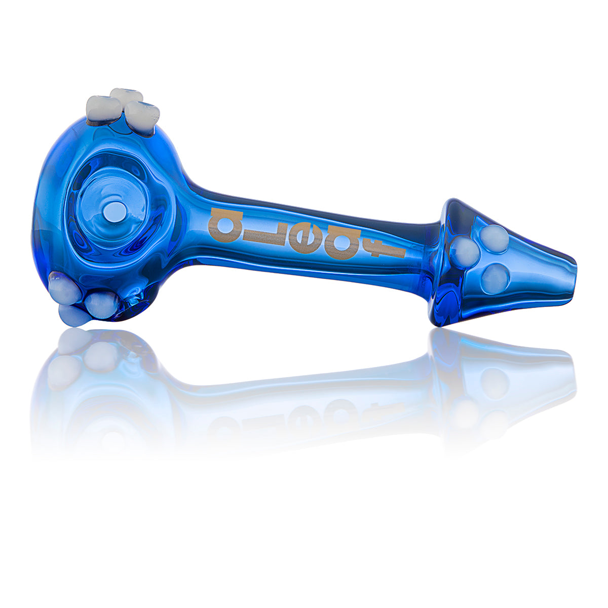 5" Triple Tentacle Colored Spoon Hand Pipe – aLeaf Glass