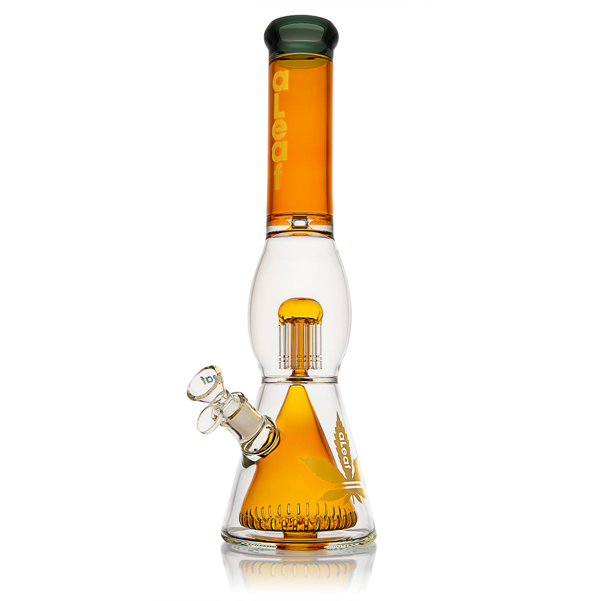 16" Pyramid Perc 7MM – aLeaf Glass