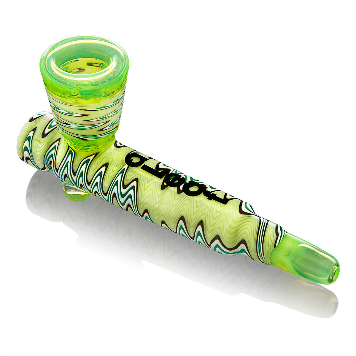 6" Wig Wag Hand Pipe – aLeaf Glass
