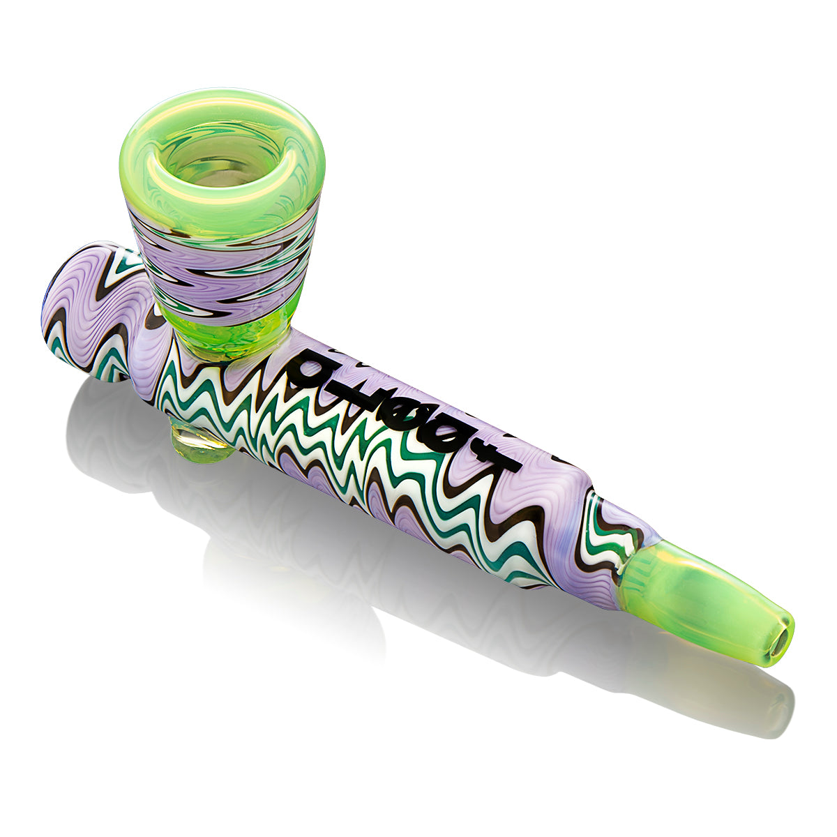6" Wig Wag Hand Pipe – aLeaf Glass