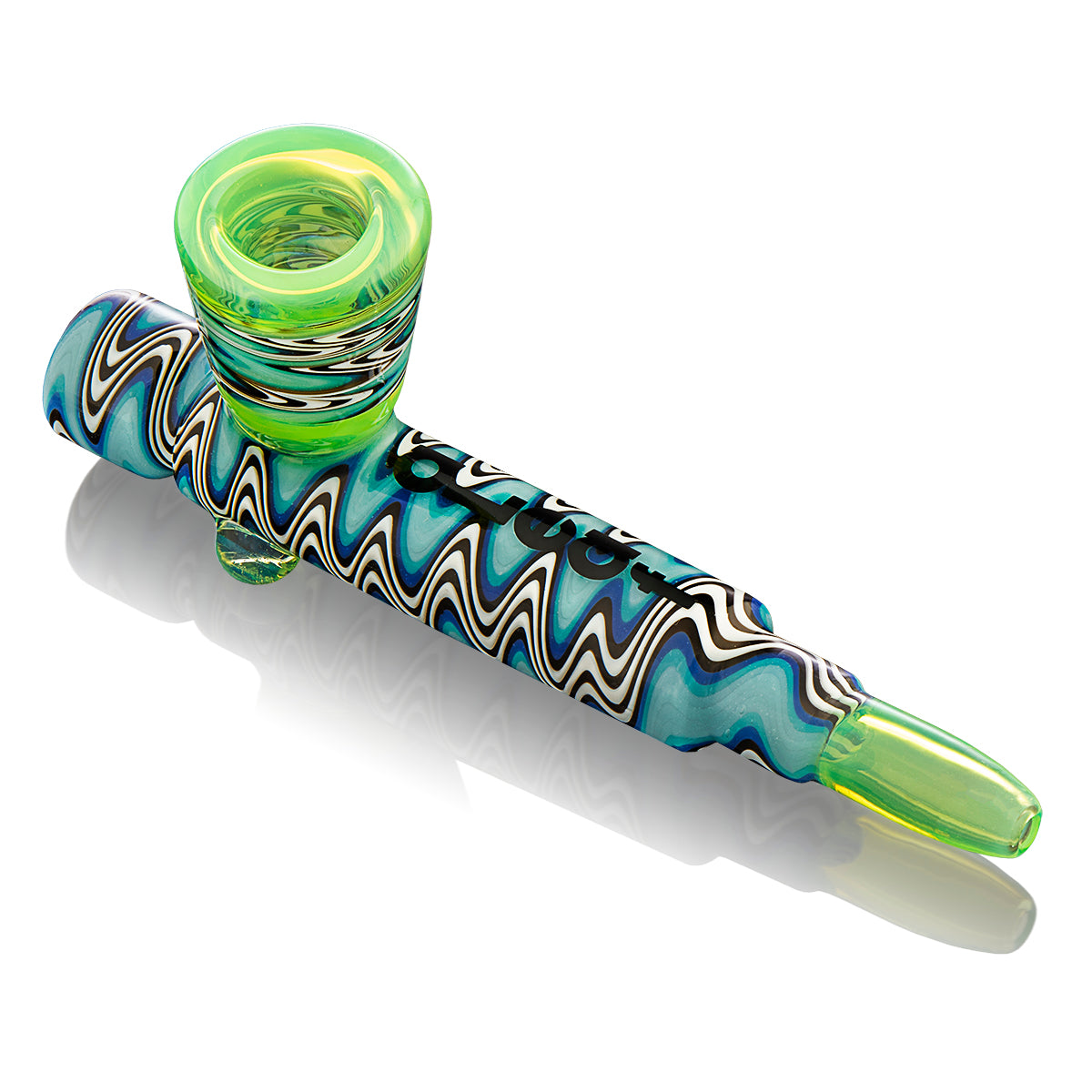 6" Wig Wag Hand Pipe – aLeaf Glass