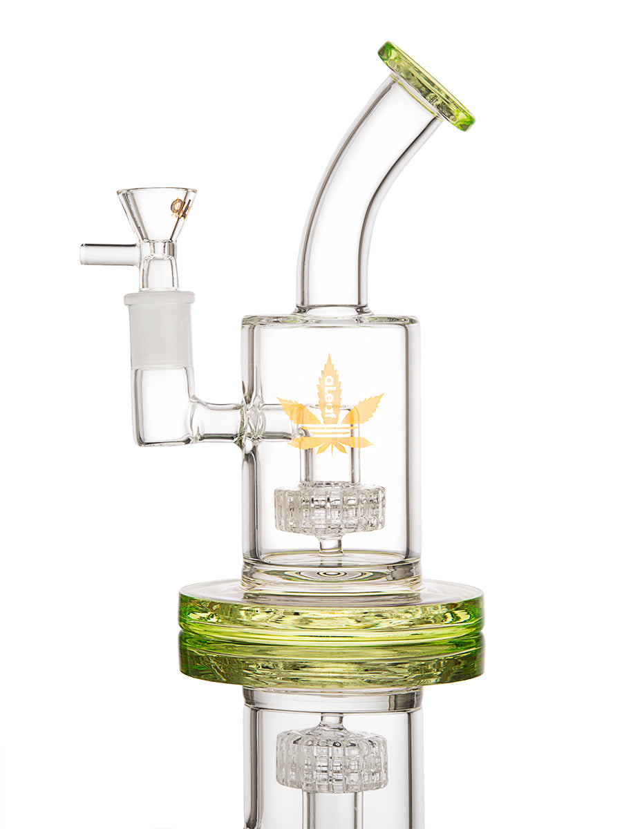 Single Matrix Perc Portable Rig Water Pipe – aLeaf Glass