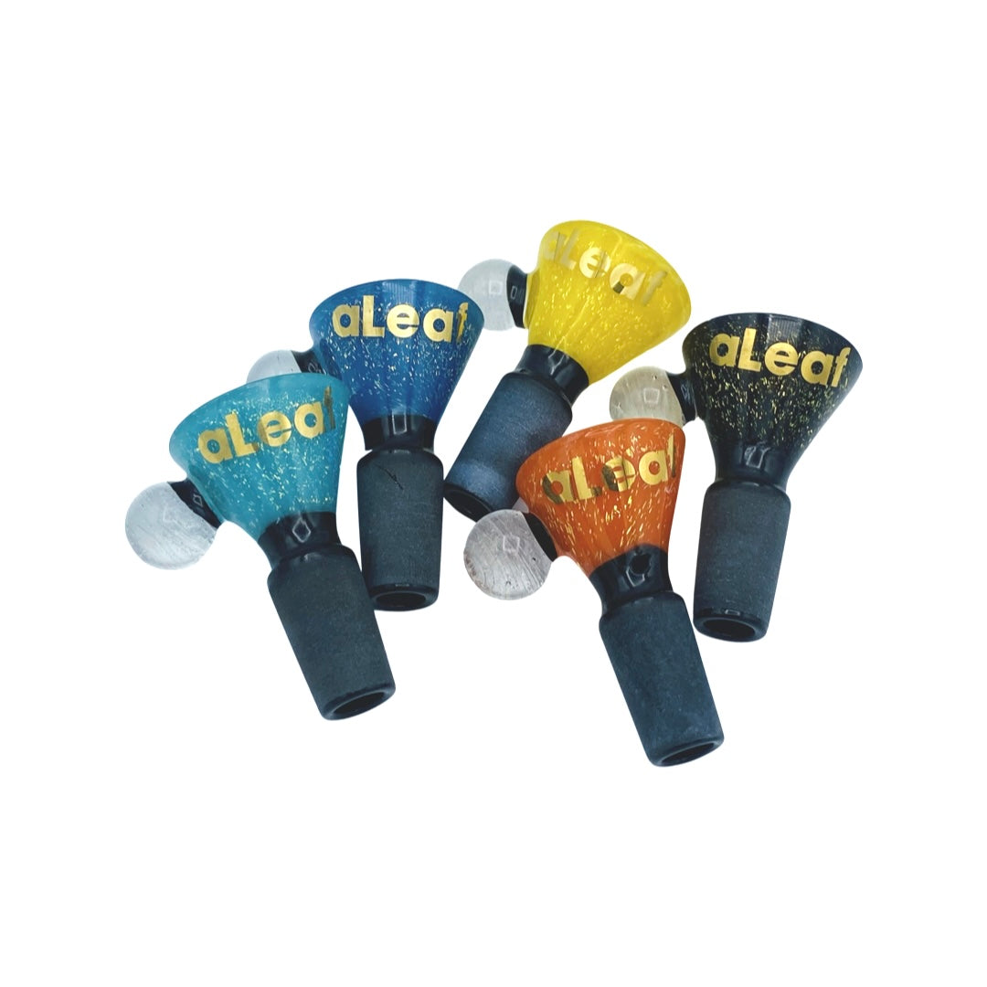 aLeaf® Dicro Funnel Bowl with Galaxy Surprise in handle. – aLeaf Glass