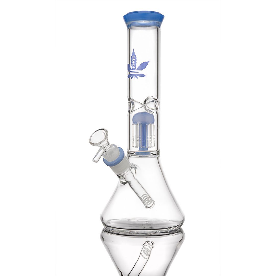 Bell Bottom Beaker with Tree Perc Water Pipe – aLeaf Glass
