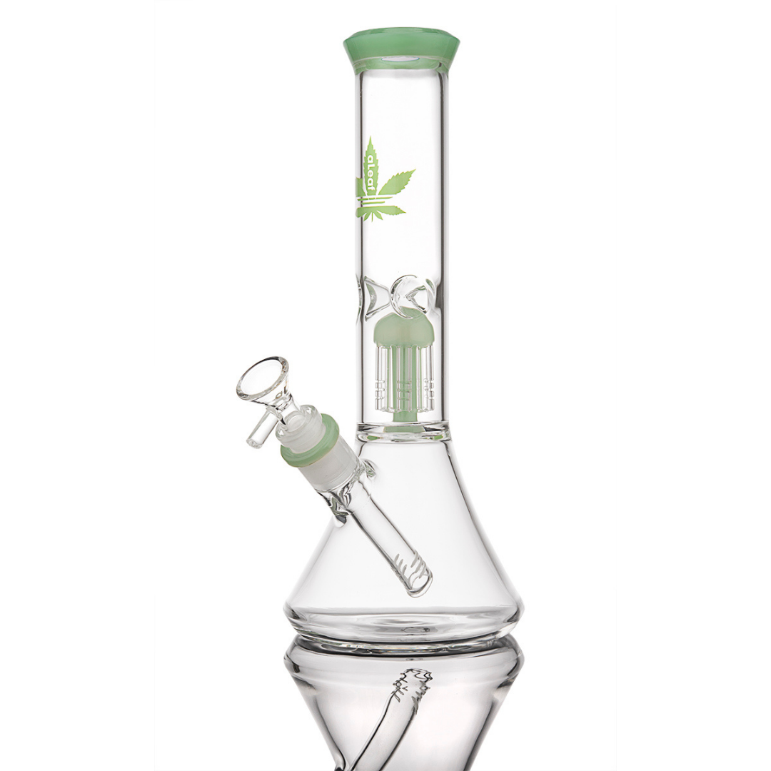 Bell Bottom Beaker with Tree Perc Water Pipe – aLeaf Glass